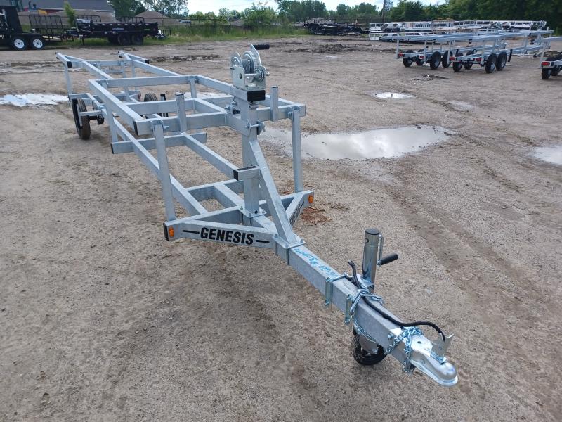 2022 Genesis 20' Single Axle Crank up Pontoon Boat Trailer in New ...