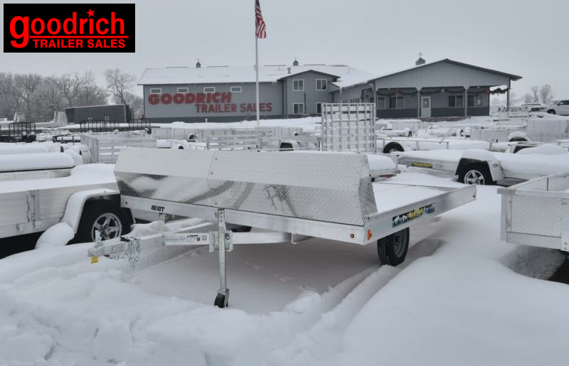 2024 Aluma 8610 TILT SNOW W/SALT SHIELD 102" X 10' Snowmobile Trailer ...