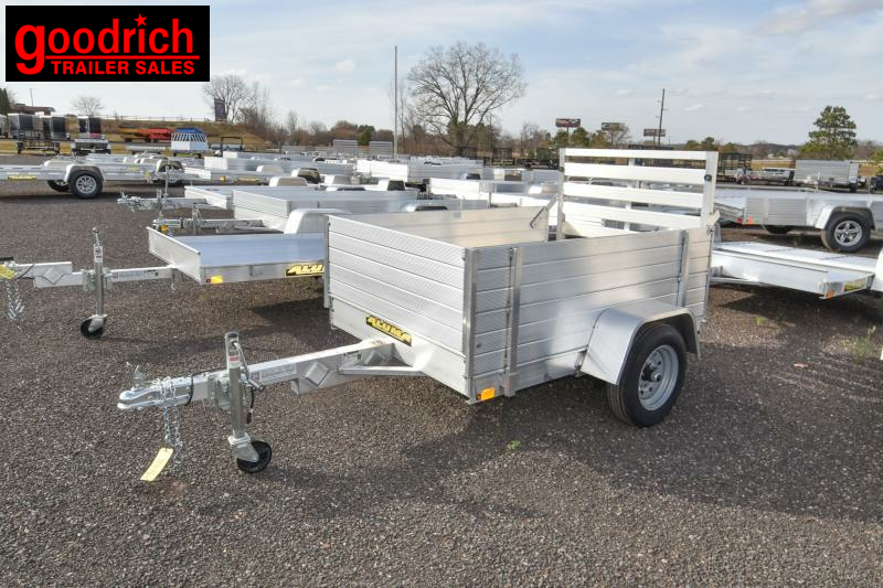 2025 Aluma 486 W/24" SOLID SIDES Utility Trailer in Elk Mound, WI ...
