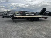 2026 RawMaxx 8.5x24 DTX Deckover Flatbed Tilt Trailer in Springville ...