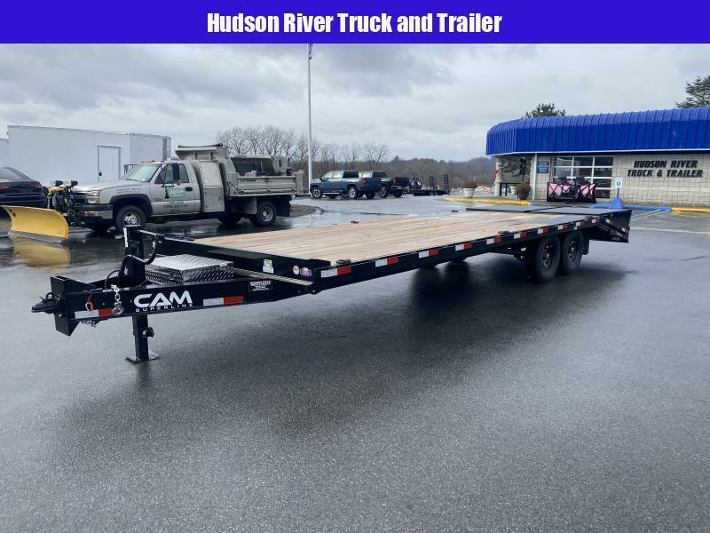 2023 CAM SUPERLINE 8.5X20 TANDEM AXLE DECKOVER EQUIPMENT TRAILER WITH ...