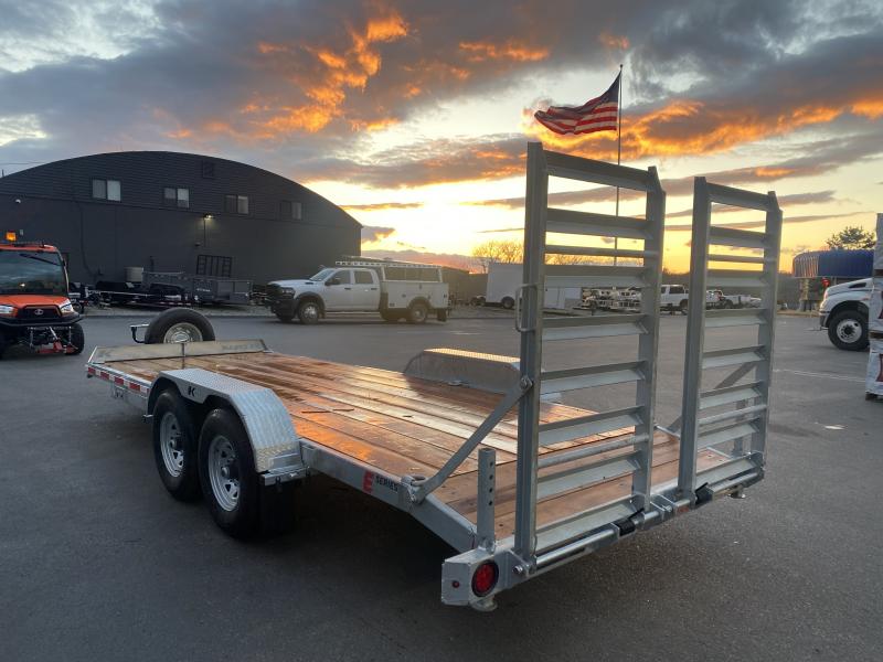 2023 K-TRAIL 7X20 TANDEM AXLE GALVANIZED EQUIPMENT/CAR HAULER TRAILER ...