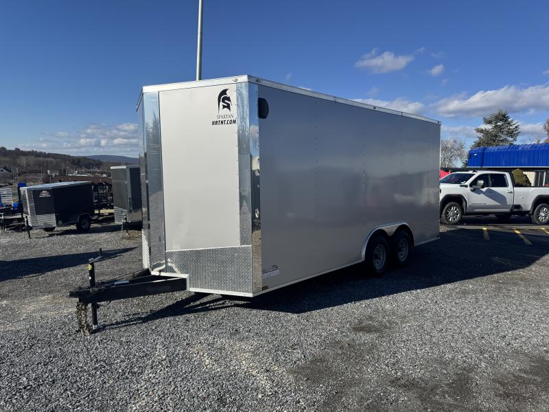 2024 SPARTAN 8.5X18 TANDEM AXLE ENCLOSED CARGO TRAILER *POLYCORE 12 ...