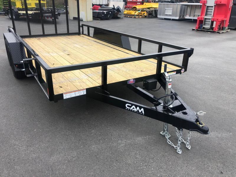 2025 CAM SUPERLINE 7X14 TANDEM AXLE UTILITY/LANDSCAPE TRAILER in ...