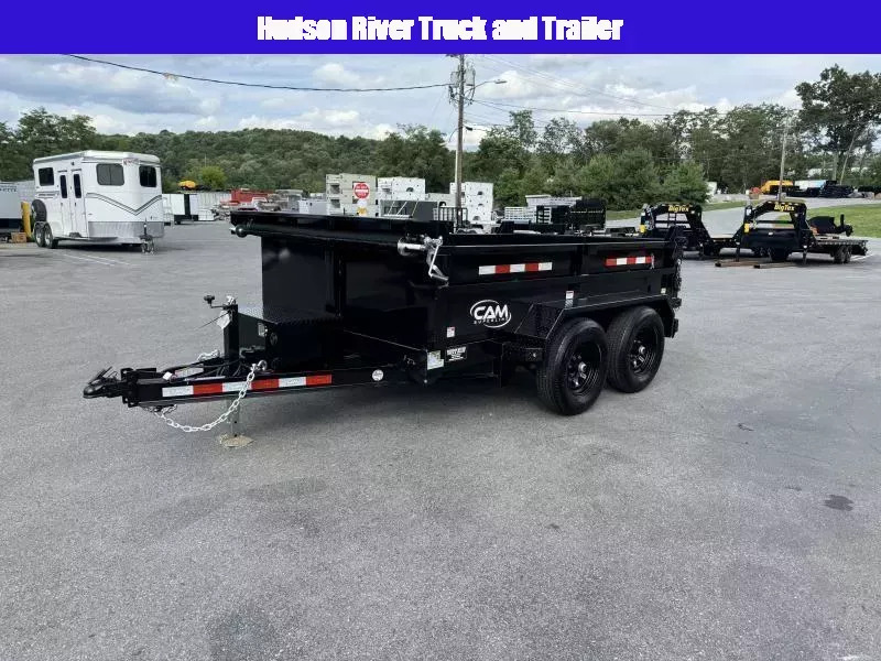 2025 CAM SUPERLINE 6X10 TANDEM AXLE DUMP TRAILER *D RINGS, BOXED TARP ...