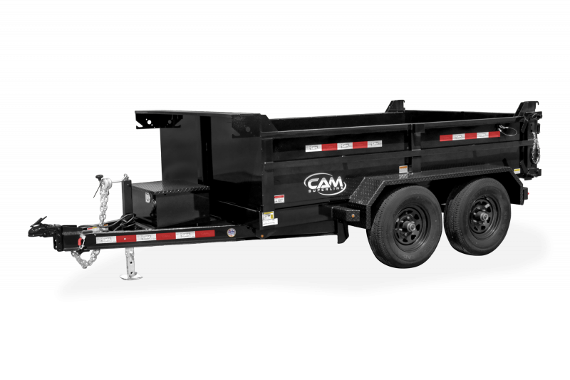 2024 CAM SUPERLINE 6X12 TANDEM AXLE DUMP TRAILER *10K GVWR, ANTI SAIL ...