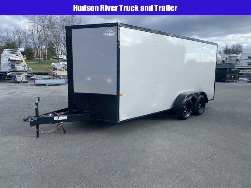 2024 ROCK SOLID 7X16 TANDEM AXLE ENCLOSED CARGO TRAILER *SEMI-SCREWLESS ...