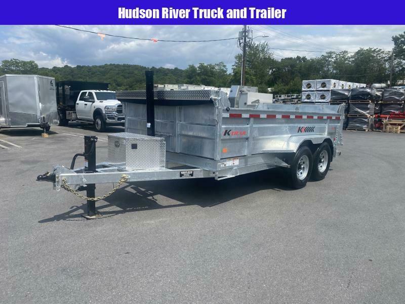 2025 K-TRAIL 7X12 TANDEM AXLE GALVANIZED DUMP TRAILER *COMBO DOORS in ...