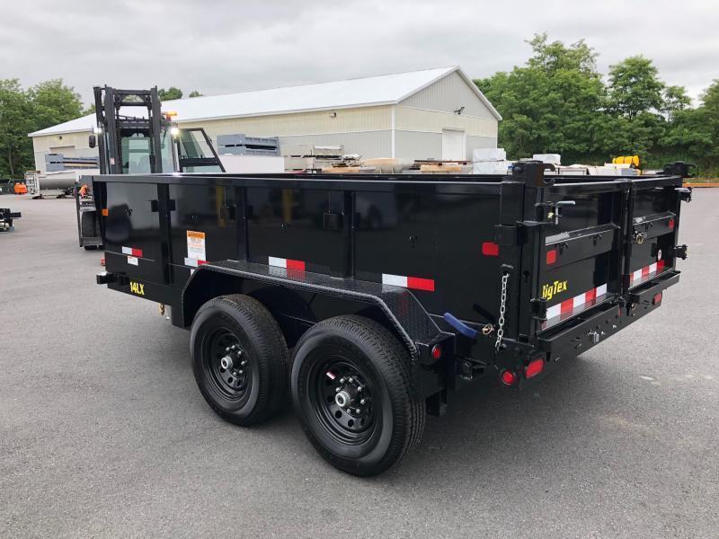 BIGTEX 2020 14LX-12 (7' x 12') BLACK HEAVY DUTY TANDEM EXTRA WIDE DUMP ...
