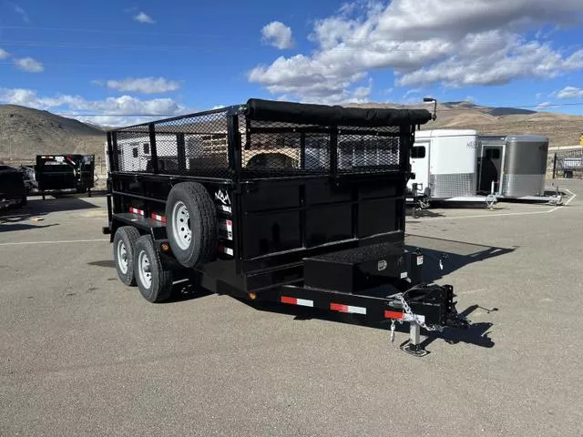 2024 Snake River 7X12 26" Sides w/ 2' Mesh Extension Dump Trailer in ...