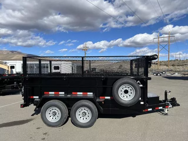 2024 Snake River 7X12 26" Sides w/ 2' Mesh Extension Dump Trailer in ...