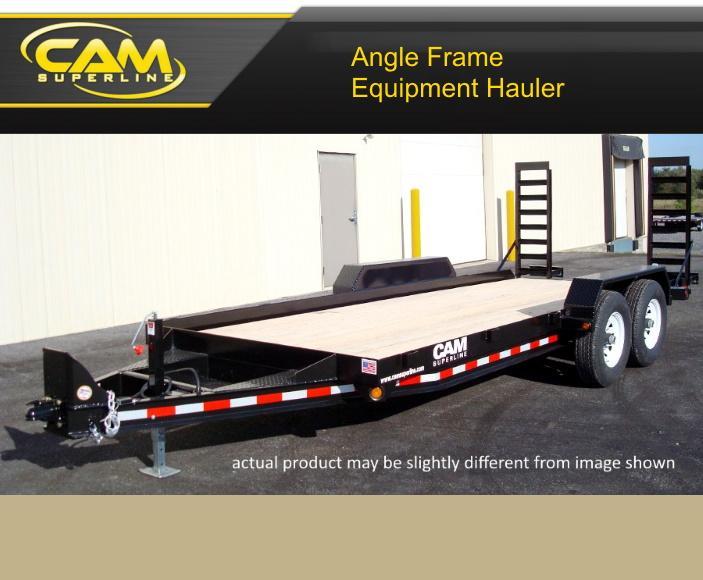 2021 Cam Superline 8 X 18 Angle Frame Equipment Hauler in Hawthorne, NJ ...
