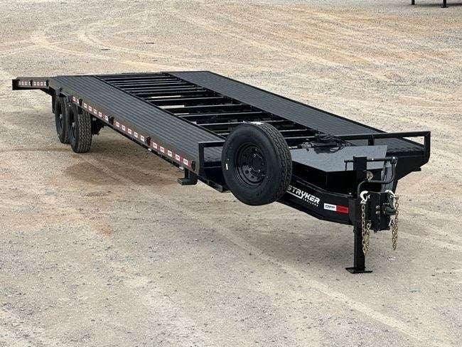 2025 36' Bumper Pull Two Car Trailer (2) 8k Axles-Mesh Deck-14 ply ...