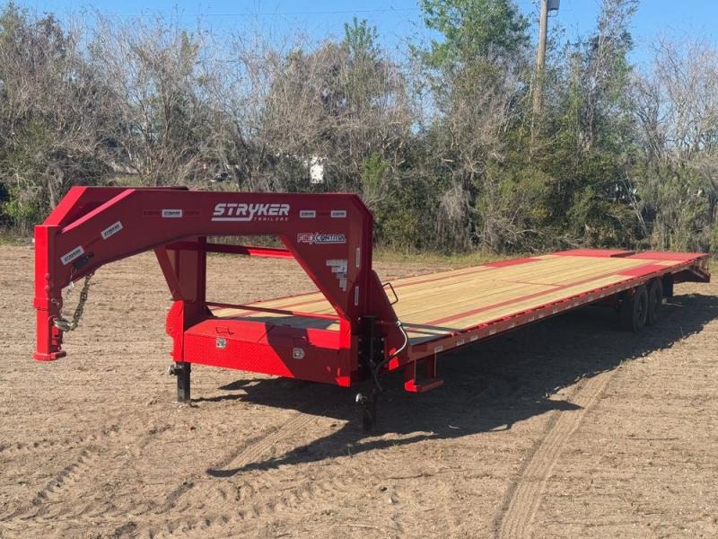 2025 40' Stryker Gooseneck (2) 7K Axles Mega Ramps 14 ply Tires 002506 ...
