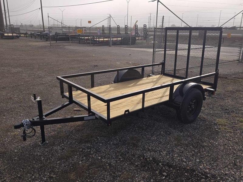 2025 5' x 10' Utility Trailer-2" Coupler, 4' Ramp Tailgate 004265 in ...