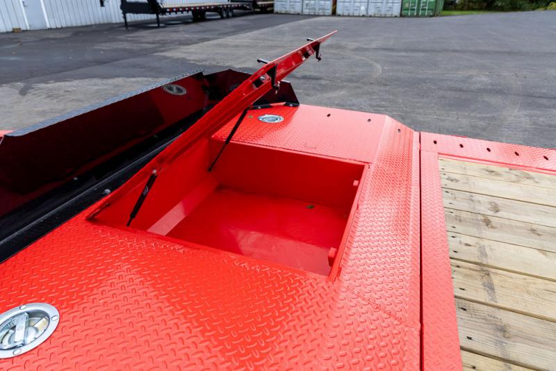 20' GTX Gravity Tilt 102" Wide (2) 7k Torsion Axles 4' Stationary Deck ...