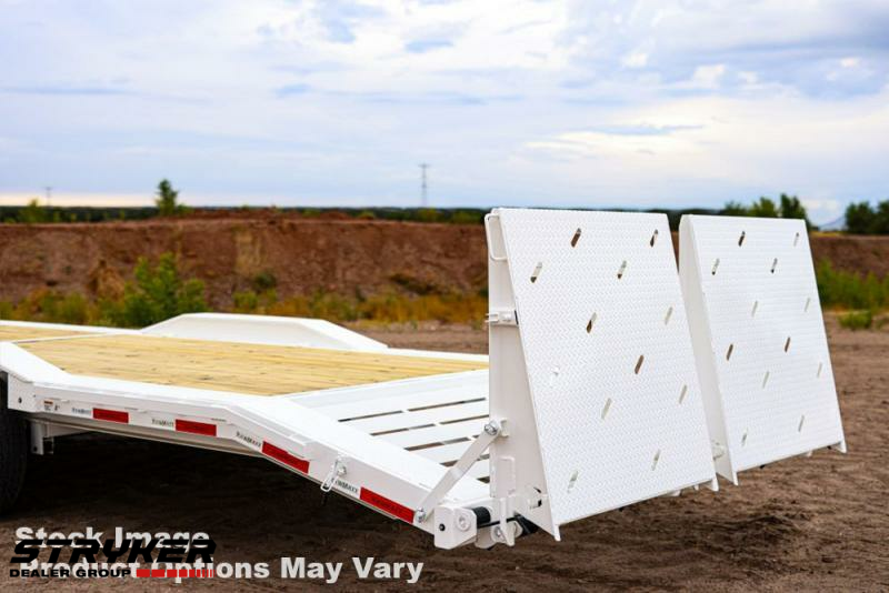 40' LDX Gooseneck 102" Wide (2) 10k Axles 18ply Tires Slide Out Ramps ...