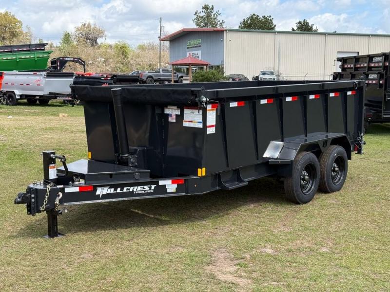 2025 14' HCDT Dump Trailer BP 40" Side Walls-Telescopic lift-8k Axles ...