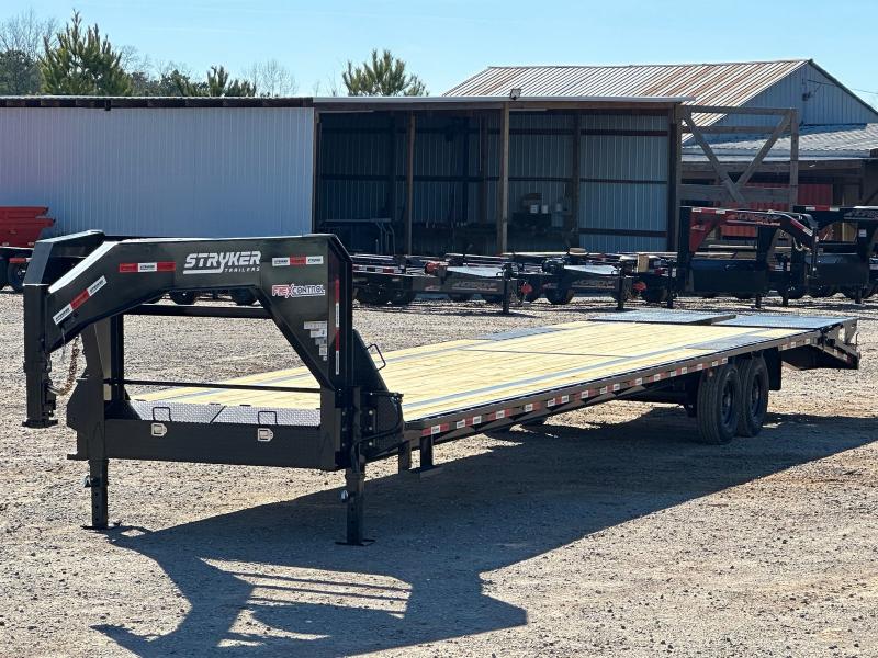 2025 40' Stryker Gooseneck (2) 7K Axles Mega Ramps 14 ply Tires 002470 ...