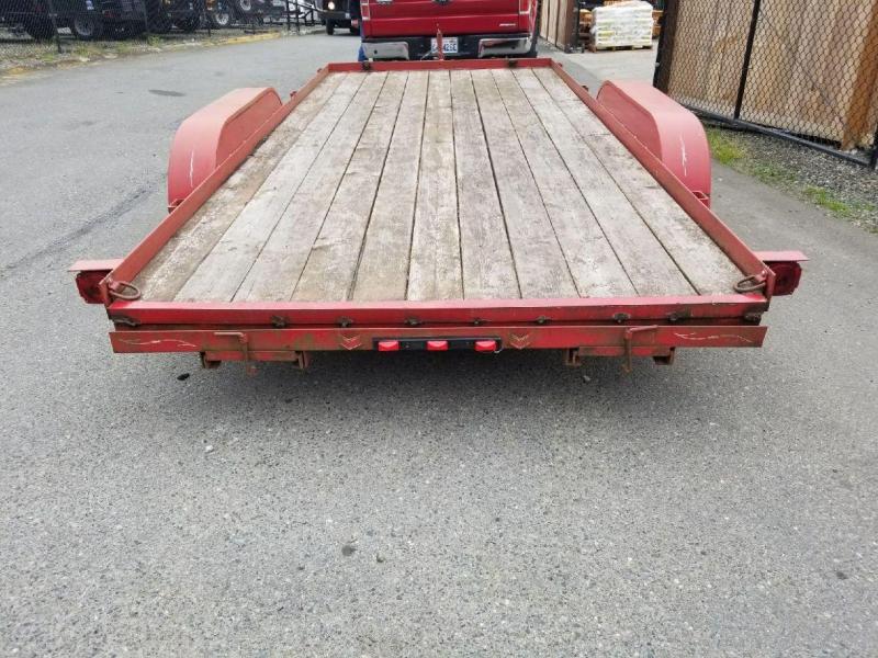 Used 1990 Northwest Custom Built 7x16 7K Flatbed Trailer in Maple ...