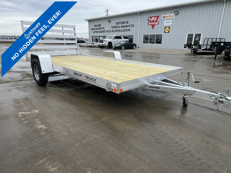 2024 Bear Track 80"X14' Aluminum Utility Trailer in Fargo, ND | Trailer ...