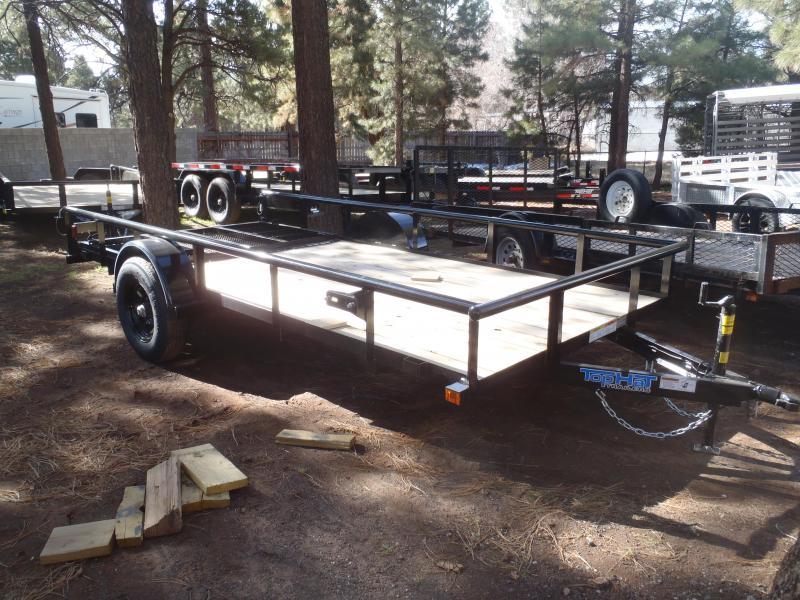77X12 5200# axle Angle Rail Trailer with ramp gate | Near Me