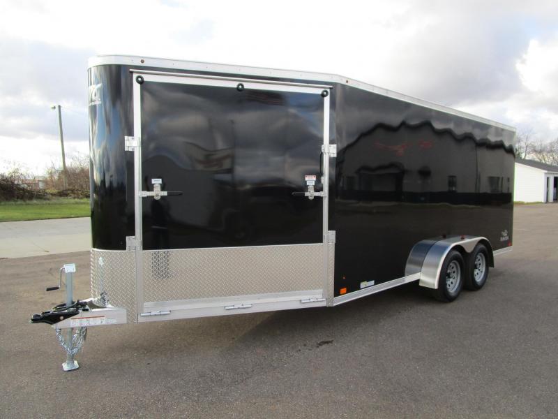 2019 RAVEN 22' ENCLOSED SNOWMOBILE/UTV TRAILER | Custom Enclosed and ...