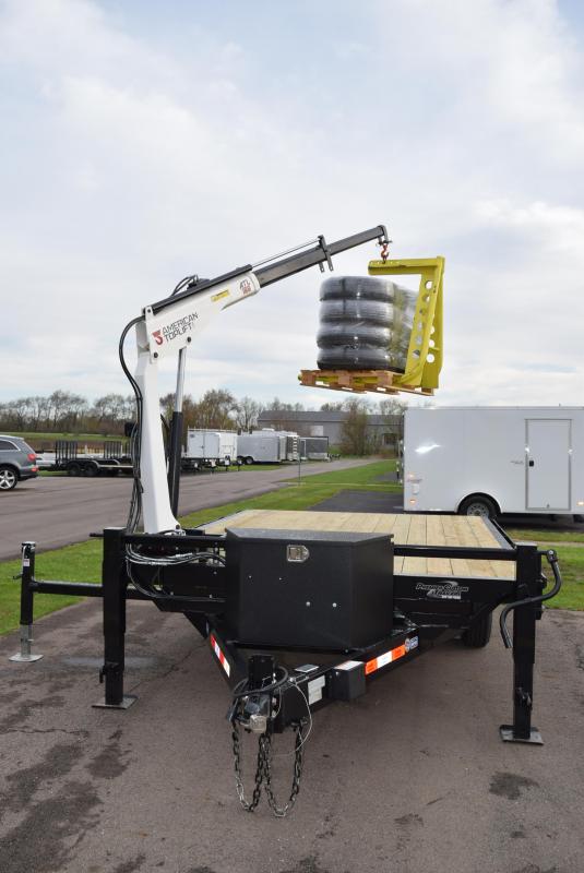 NATION 12' ATL100 EQUIPMENT CRANE TRAILER | Custom Enclosed and Open ...