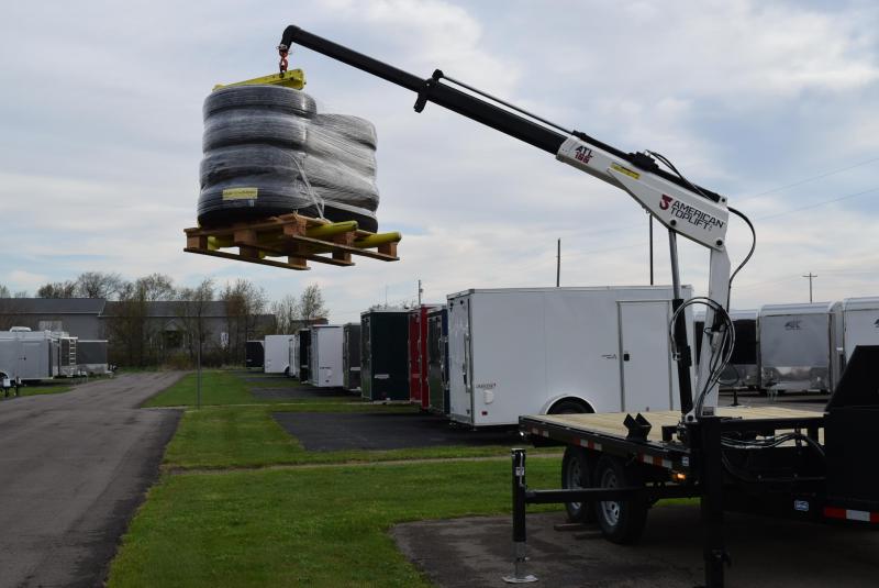 NATION 12' ATL100 EQUIPMENT CRANE TRAILER | Custom Enclosed and Open ...