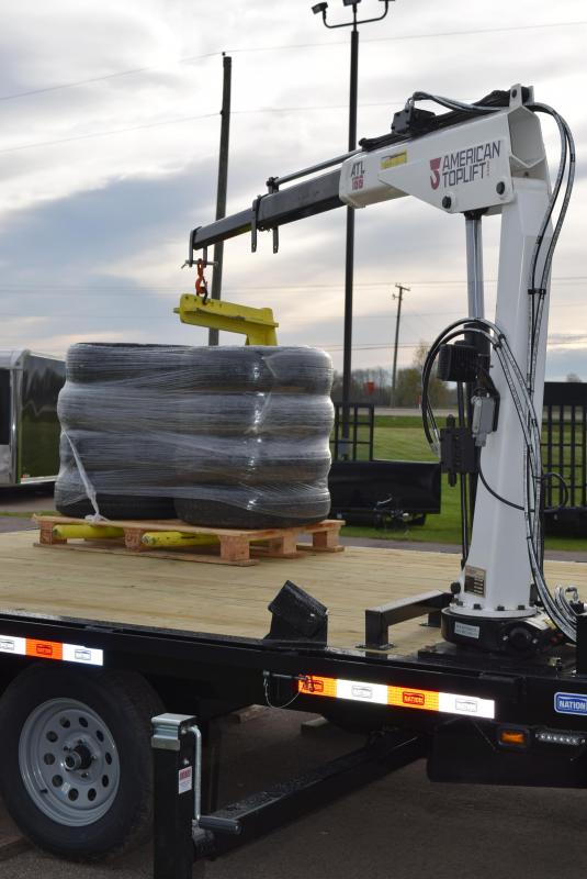 NATION 12' ATL100 EQUIPMENT CRANE TRAILER | Custom Enclosed and Open ...