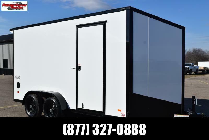 BRAVO 7x14 SCOUT ENCLOSED CARGO TRAILER w/ POLYCOR EXTERIOR SKIN in ...