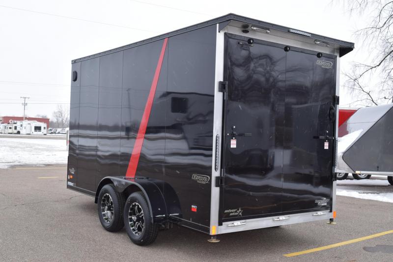 BRAVO 7x14 SILVER STAR *MIDNIGHT EDITION* CARGO TRAILER | Custom ...