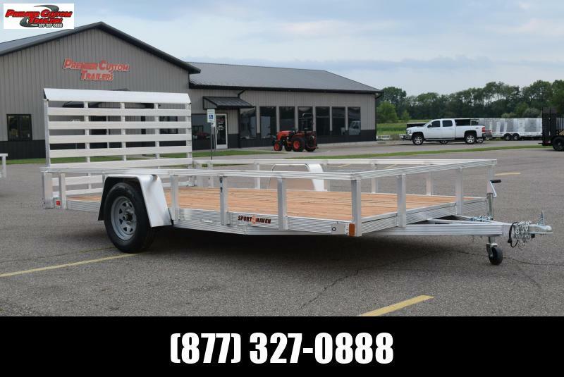 SPORT HAVEN 7x14 OPEN UTILITY TRAILER | Custom Enclosed and Open Trailers