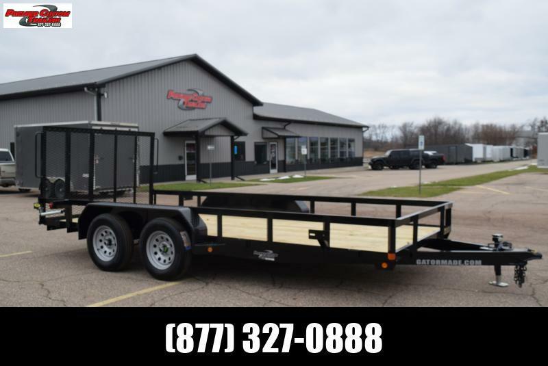GATORMADE 82"X16' OPEN LANDSCAPE TRAILER | Custom Enclosed and Open ...