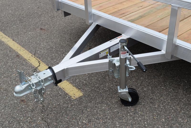 SPORT HAVEN 7x14 OPEN UTILITY TRAILER w/ REMOVEABLE SIDE RAMPS AND BI ...