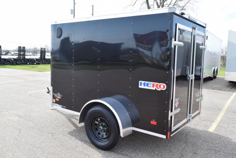 BRAVO HERO 5x8 ENCLOSED CARGO TRAILER in Schoolcraft, MI | Trailer Trader