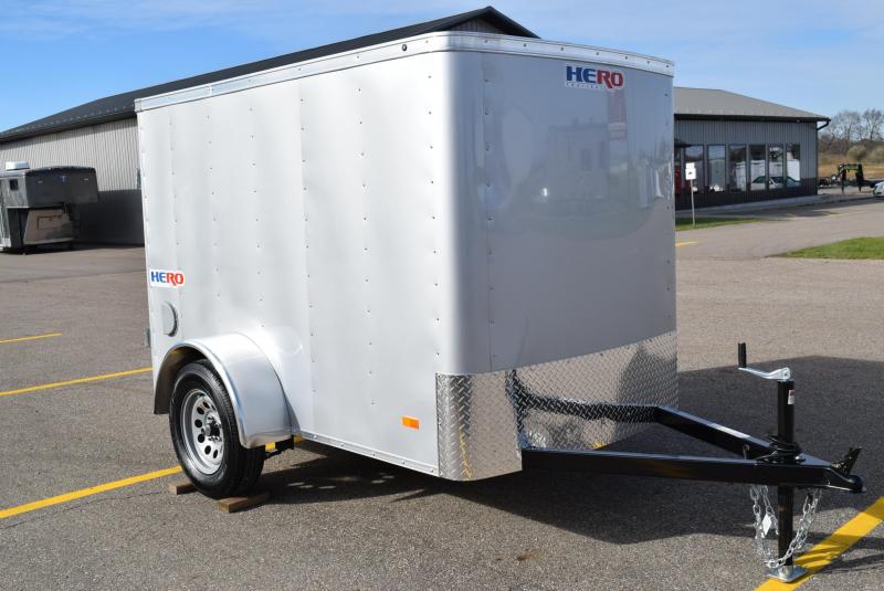 BRAVO HERO 5x8 ENCLOSED CARGO TRAILER in Schoolcraft, MI | Trailer Trader