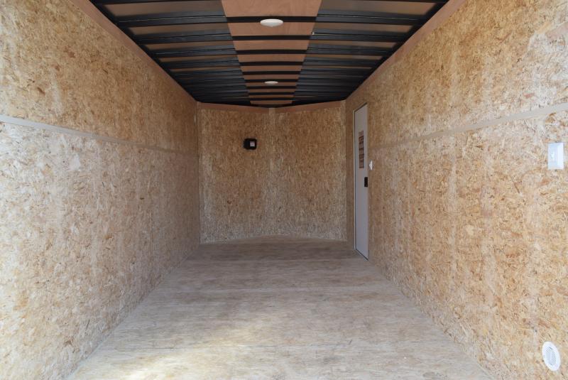 BRAVO 7x16 SCOUT ENCLOSED CONTRACTOR TRAILER w/ REAR DOUBLE DOORS ...