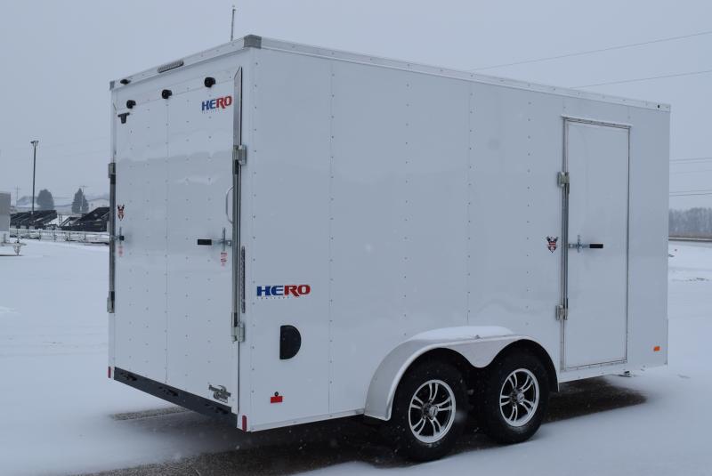 BRAVO HERO 7x14 ENCLOSED CARGO TRAILER in Schoolcraft, MI | Trailer Trader
