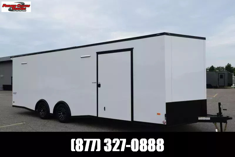 BRAVO 8.5x24 SCOUT PERFORMANCE ENCLOSED RACE TRAILER *MIDNIGHT EDITION ...