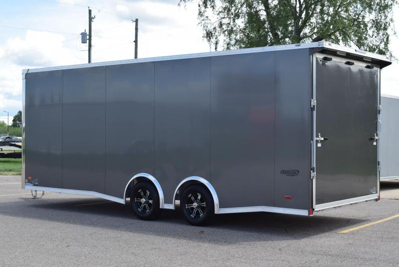 BRAVO SILVER STAR 22' ALUMINUM ENCLOSED CAR HAULER | Custom Enclosed ...