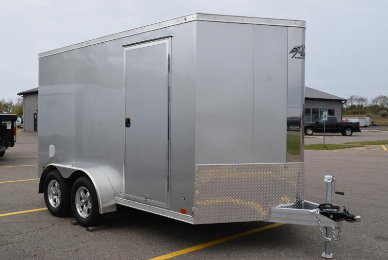 ATC 7x12 RAVEN ENCLOSED TRAILER w/ FINISHED INTERIOR | Custom Enclosed ...