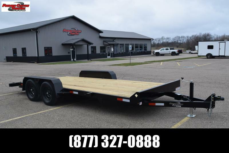 BND 18' OPEN CAR HAULER w/ 3500# AXLES | Custom Enclosed and Open Trailers