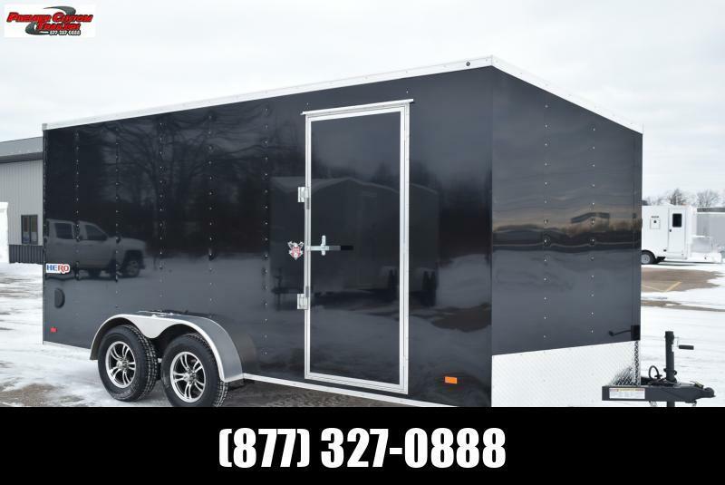BRAVO HERO 7x16 ENCLOSED CARGO TRAILER in Schoolcraft, MI | Trailer Trader