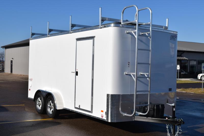 2020 BRAVO SCOUT 7x16 CUSTOM CONTRACTOR TRAILER w/LADDER RACKS | Custom ...