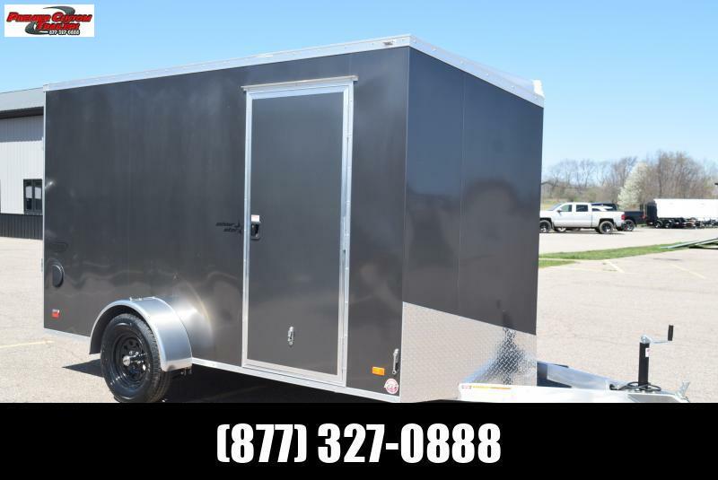 BRAVO 6x12 SILVER STAR ALUMINUM CARGO TRAILER | Custom Enclosed and ...