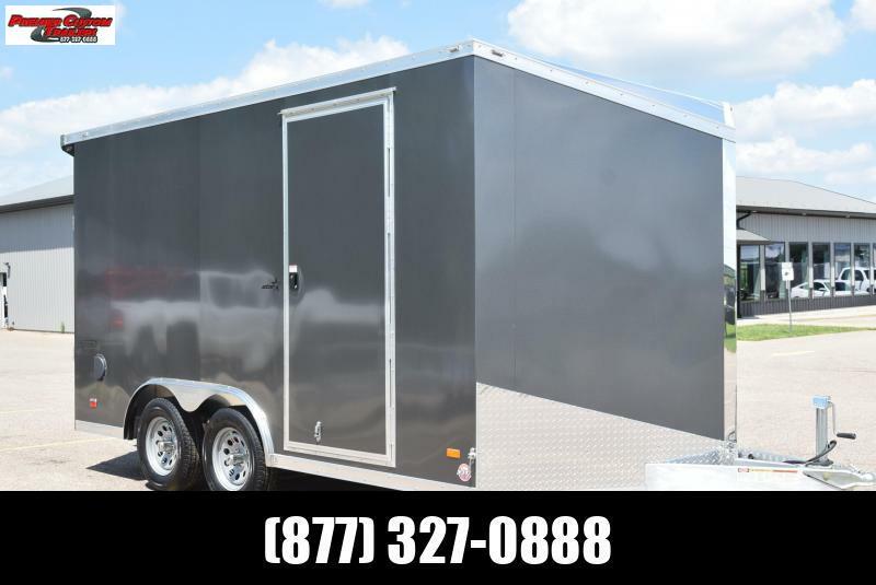 BRAVO 8.5x14 ALUMINUM STAR ENCLOSED CARGO TRAILER w/ HD RAMP DOOR in ...