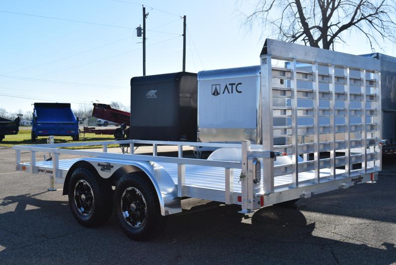 SPORT HAVEN 7x14 DELUXE "X" OFF ROAD OPEN UTILITY TRAILER w/ HD REAR ...