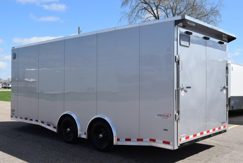 BRAVO 8.5x20 SCOUT ENCLOSED CAR HAULER w/ 5200LB AXLES | Custom ...