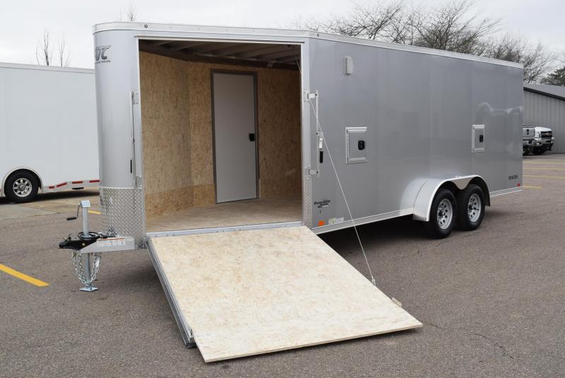 RAVEN 18'+6' ENCLOSED SNOWMOBILE/UTV TRAILER | Custom Enclosed and Open ...